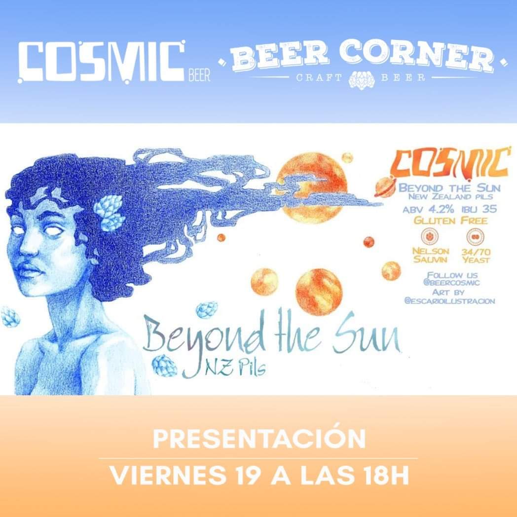 Meet the Brewer con Cosmic Beer en Beer Corner el 19 agosto