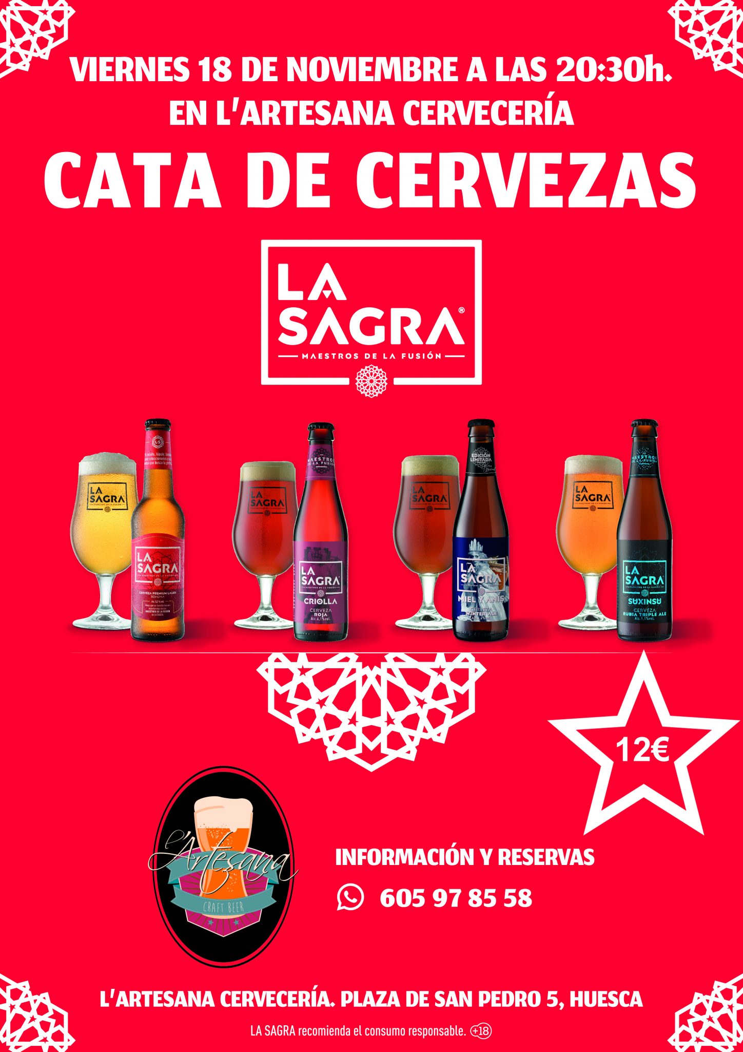 Meet the Brewer con La Sagra en L'Artesana el 18 de noviembre