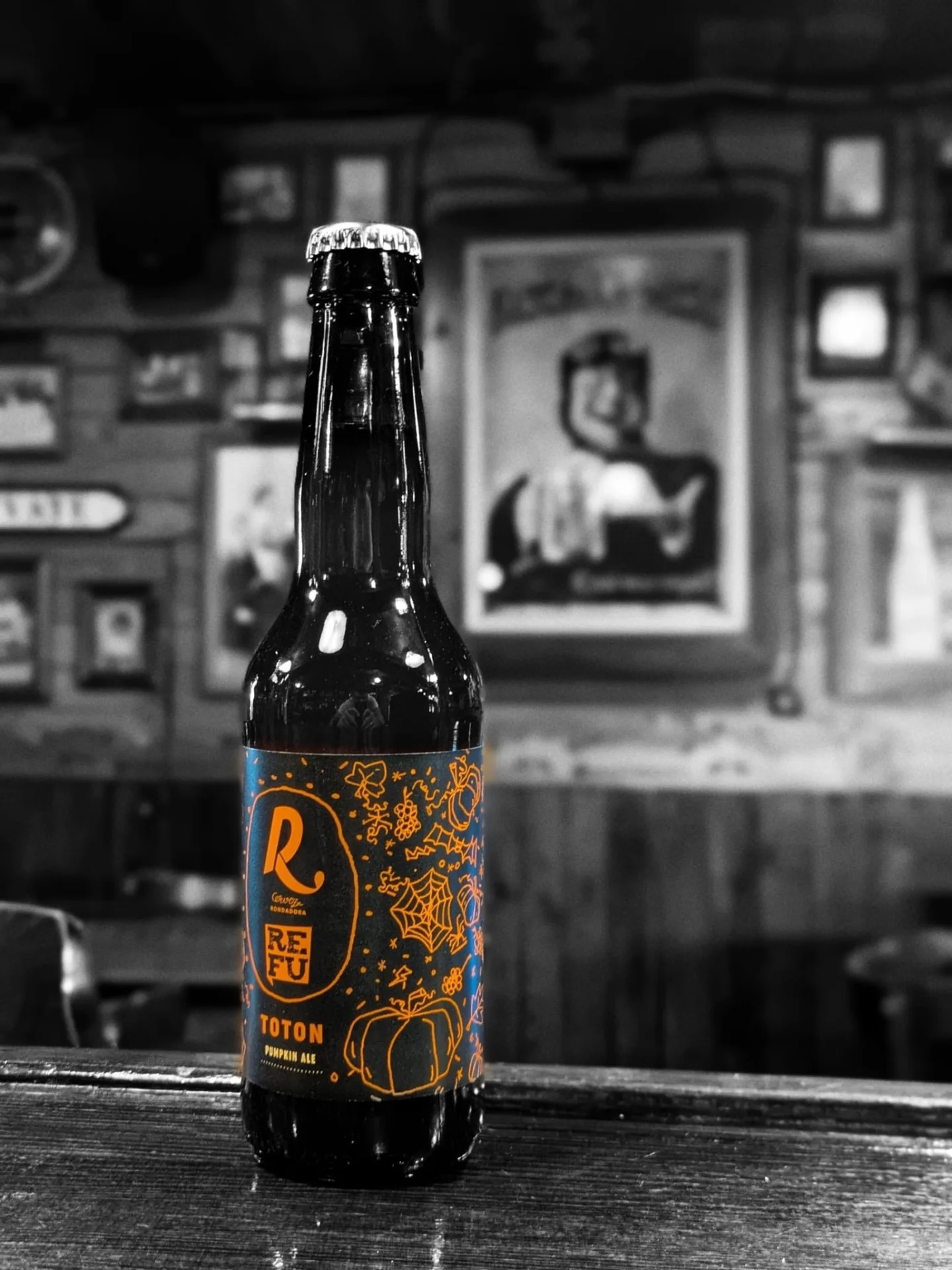 Toton es la nueva cerveza de calabaza de 6% ABV de Rondadora y Refu